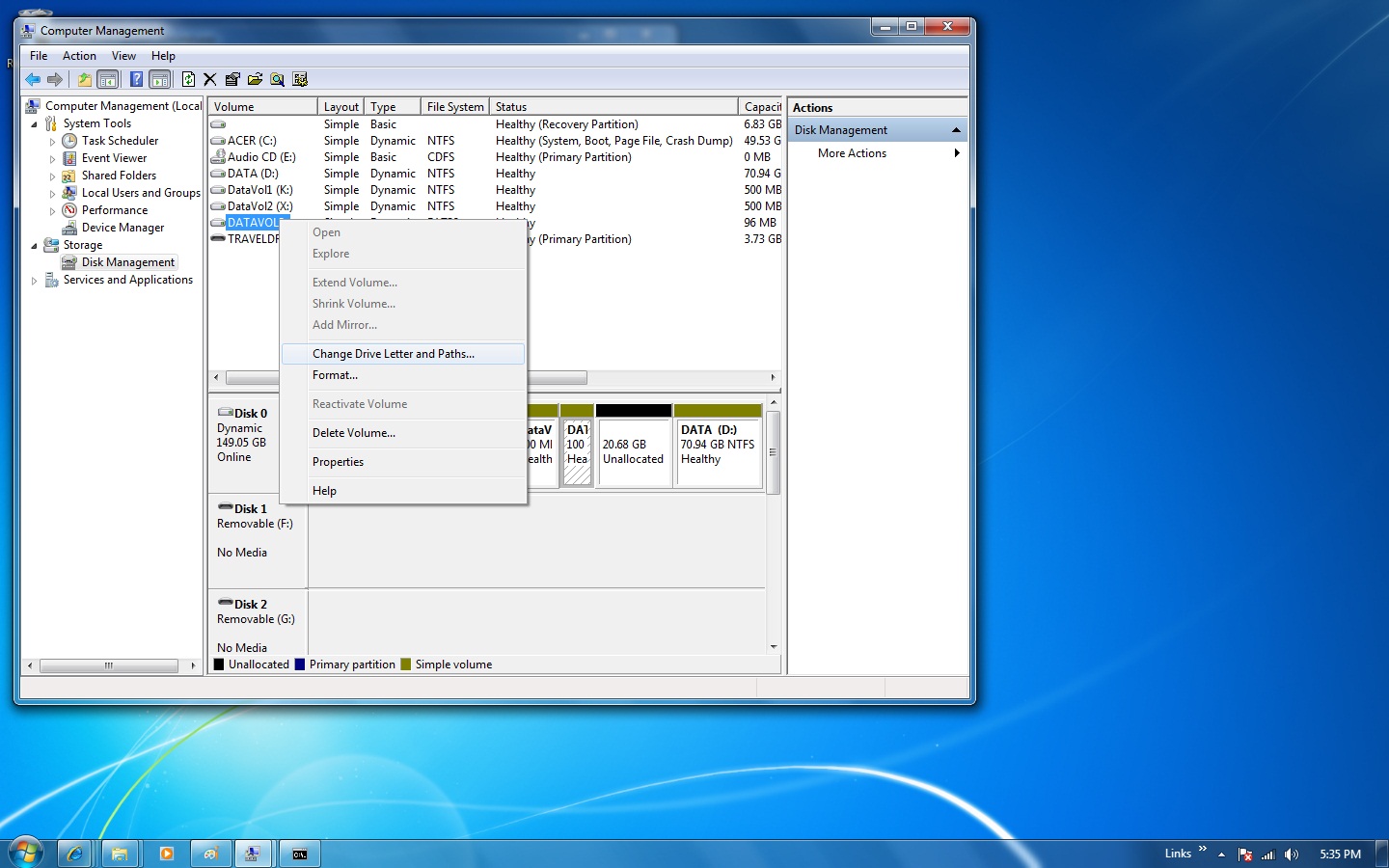 CIS 170F: Windows 7 Administration